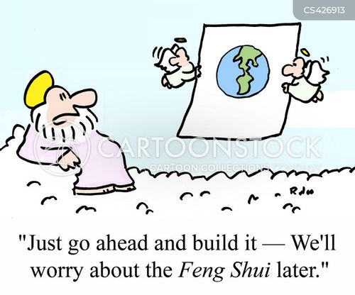 Feng Shui Cartoons and Comics - funny pictures from CartoonStock