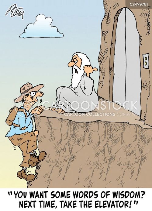 Wisdom Cartoons and Comics - funny pictures from CartoonStock