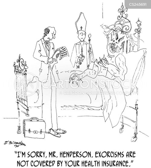Exorcism Cartoons and Comics - funny pictures from CartoonStock