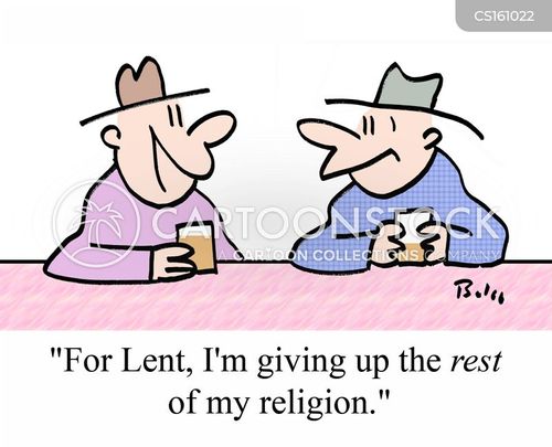 Lent In Cartoons and Comics - funny pictures from CartoonStock
