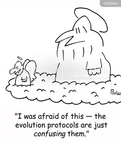 Angelic Confusion Cartoons and Comics - funny pictures from CartoonStock