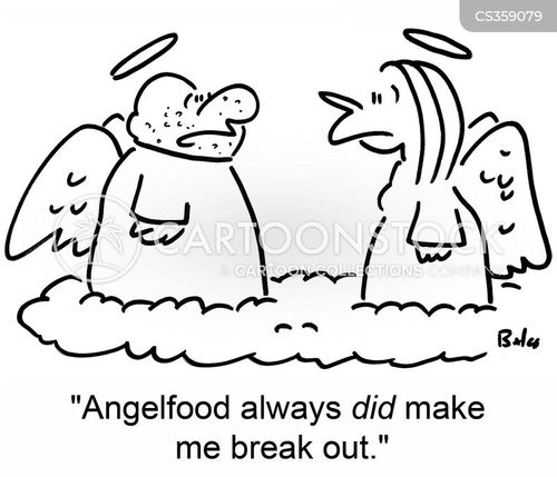 Angel Food Cartoons and Comics - funny pictures from CartoonStock