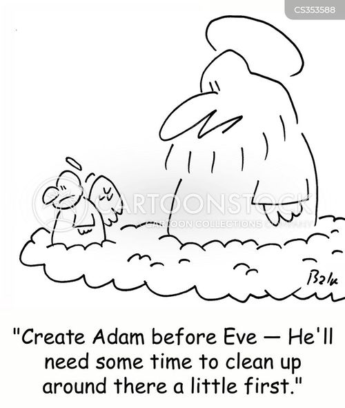Heavenly Cleanliness Cartoons and Comics - funny pictures from CartoonStock