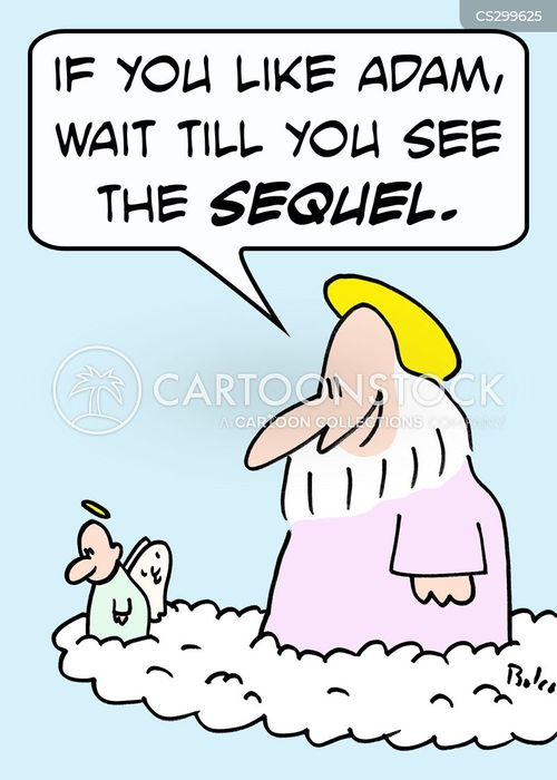 The Creation Of Adam Cartoons and Comics - funny pictures from CartoonStock