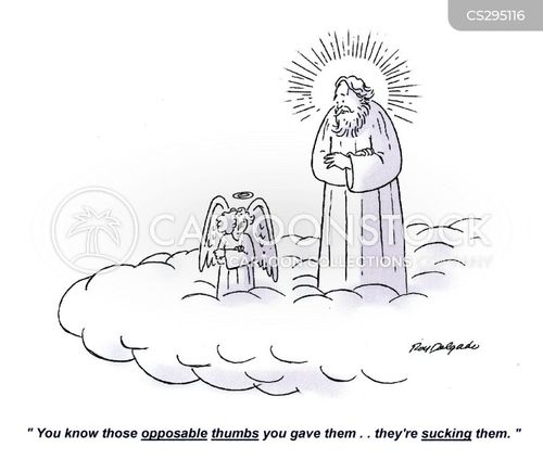 Opposable Thumbs Cartoons and Comics - funny pictures from CartoonStock