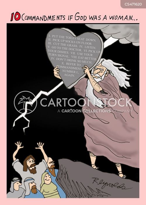 Commandments From God Cartoons and Comics - funny pictures from ...