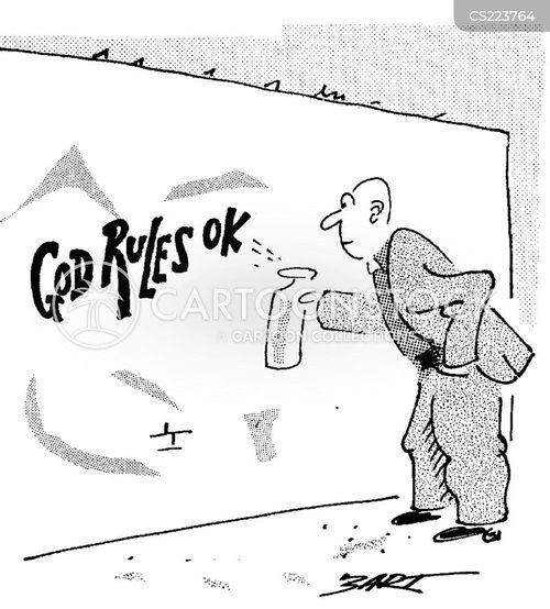 God Botherer Cartoons and Comics - funny pictures from CartoonStock