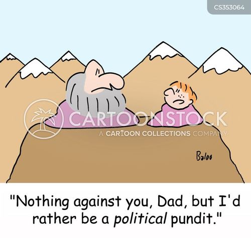 Political Pundit Cartoons and Comics - funny pictures from CartoonStock