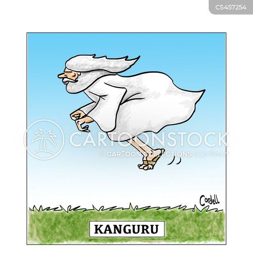 Kangaroo Cartoons and Comics - funny pictures from CartoonStock