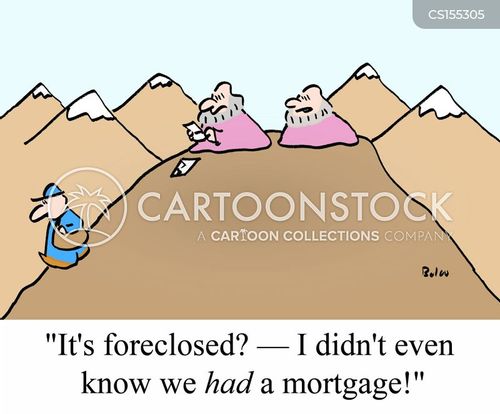 Foreclosed Cartoons and Comics - funny pictures from CartoonStock