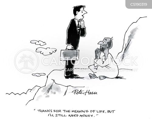The Meaning Of Life Cartoons and Comics - funny pictures from CartoonStock