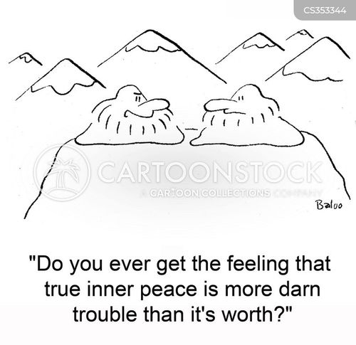 Enlightenment Path Cartoons and Comics - funny pictures from CartoonStock