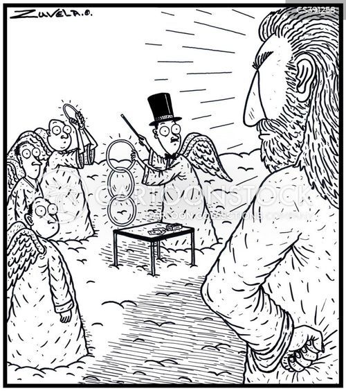 Haloes Cartoons and Comics - funny pictures from CartoonStock