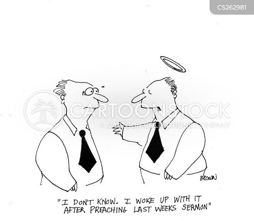 Preached Cartoons and Comics - funny pictures from CartoonStock
