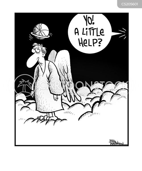 Heavenly Help Cartoons and Comics - funny pictures from CartoonStock