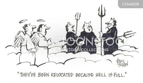 Angels And Demons Cartoons and Comics - funny pictures from CartoonStock