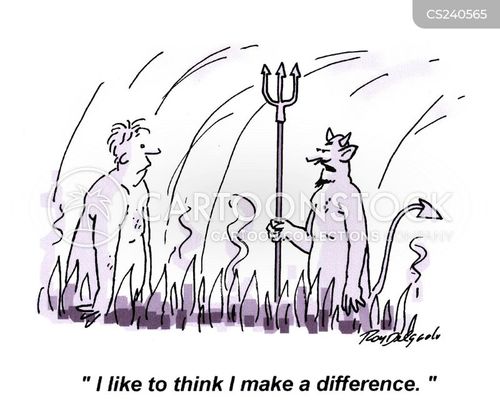 Making A Difference Cartoons and Comics - funny pictures from CartoonStock