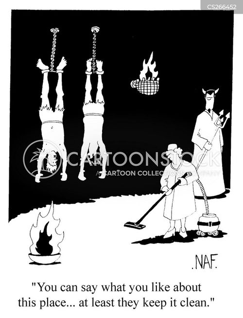 Heavenly Cleanliness Cartoons and Comics - funny pictures from CartoonStock