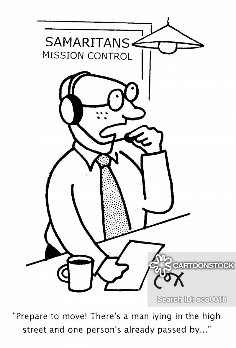 The Good Samaritan Cartoons and Comics - funny pictures from CartoonStock