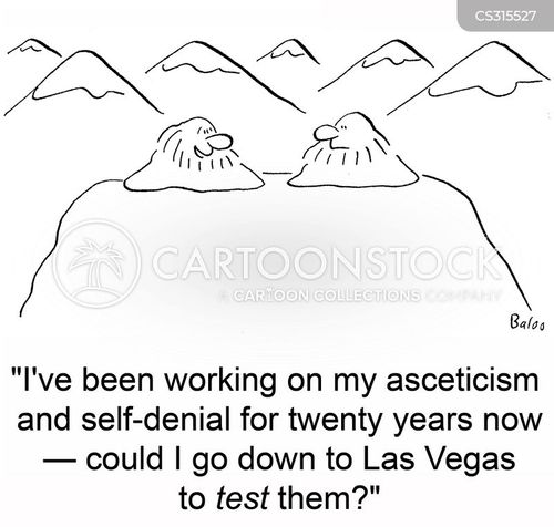 Self Denial Cartoons and Comics - funny pictures from CartoonStock