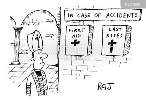 Last Rite Cartoons and Comics - funny pictures from CartoonStock