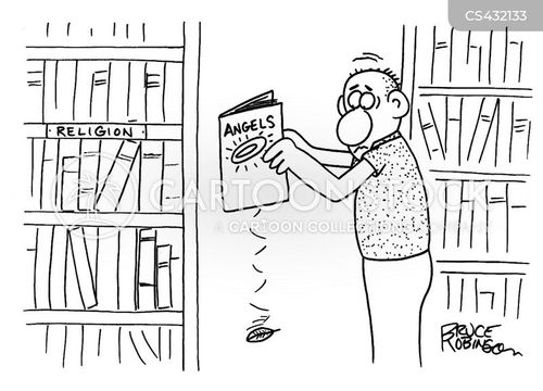 Church Library Cartoons and Comics - funny pictures from CartoonStock