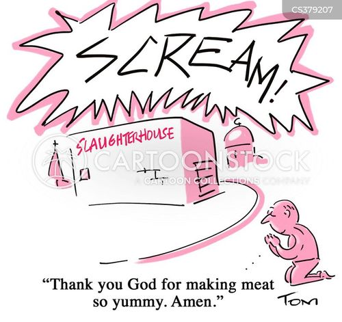 Abattoir Cartoons and Comics - funny pictures from CartoonStock