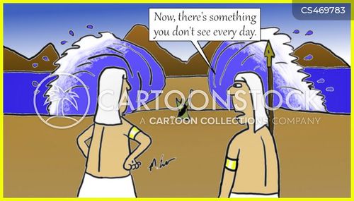 Parting Of The Red Sea Cartoons and Comics - funny pictures from ...