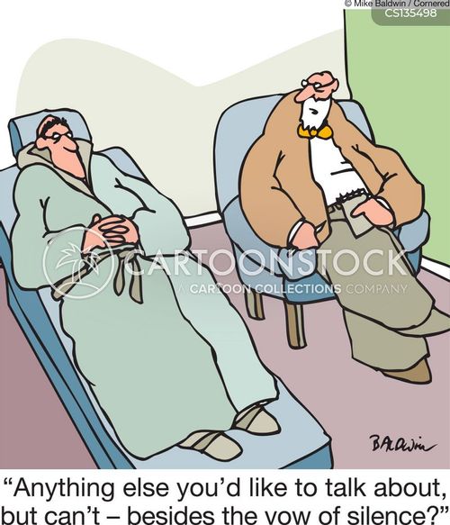 Vows Of Silence Cartoons and Comics - funny pictures from CartoonStock