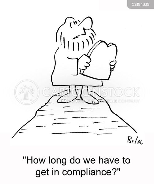 Cartoons und Karikaturen mit Gebot