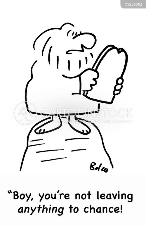 20 Commandments Cartoons and Comics - funny pictures from CartoonStock