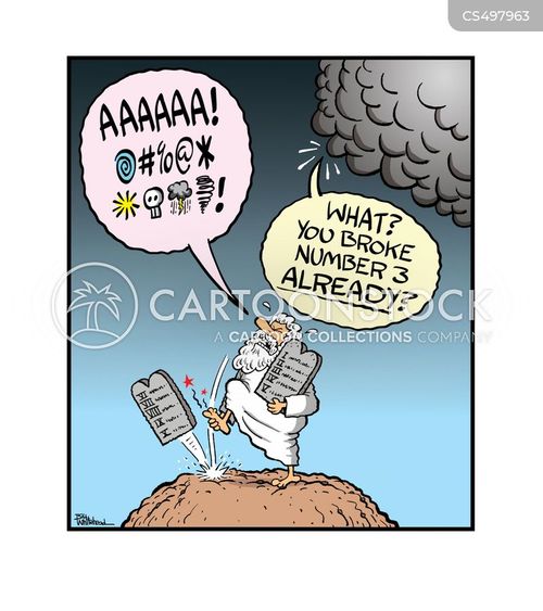 Blasphemy Cartoons and Comics - funny pictures from CartoonStock