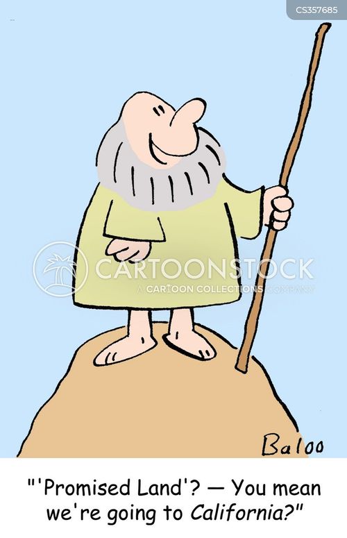 Promised Land Cartoons and Comics - funny pictures from CartoonStock