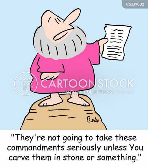 Stone Tablets Cartoons and Comics - funny pictures from CartoonStock