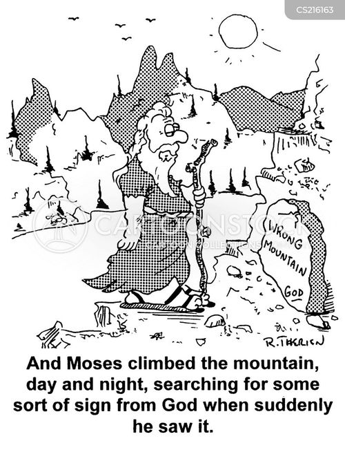 The Ten Commandments Cartoons and Comics - funny pictures from CartoonStock