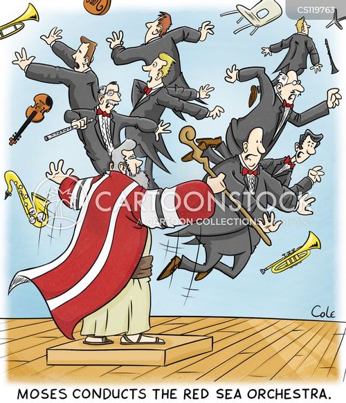 Parting The Red Sea Cartoons and Comics - funny pictures from CartoonStock