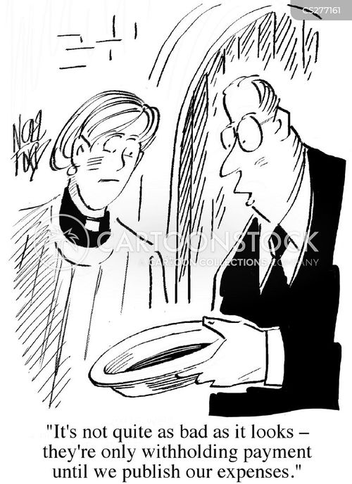 Offertory Cartoons and Comics - funny pictures from CartoonStock