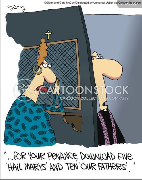 Penance Cartoons and Comics - funny pictures from CartoonStock
