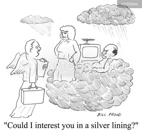 Silver Lining Cartoons and Comics - funny pictures from CartoonStock