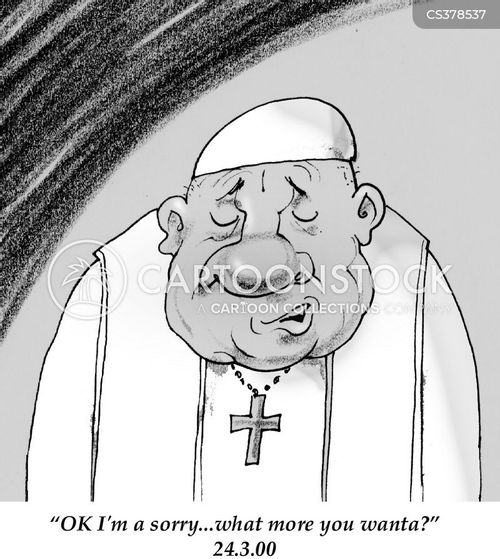 Is The Pope Catholic Cartoons and Comics - funny pictures from CartoonStock