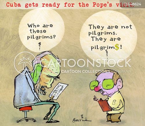 Pilgrims Cartoons and Comics - funny pictures from CartoonStock