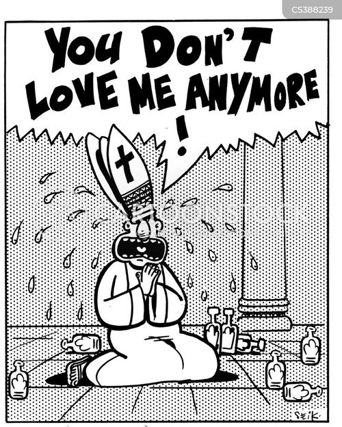 Lost The Faith Cartoons and Comics - funny pictures from CartoonStock