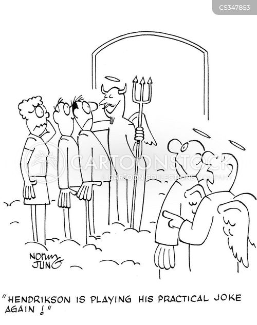 Wiles Of The Devil Cartoons and Comics - funny pictures from CartoonStock