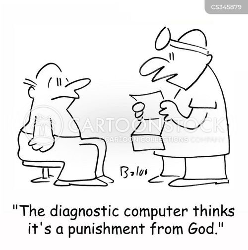 Diagnostics Computer Cartoons and Comics - funny pictures from CartoonStock