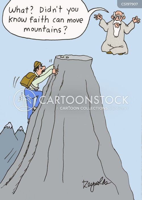 Faith Can Move Mountains Cartoons and Comics - funny pictures from ...