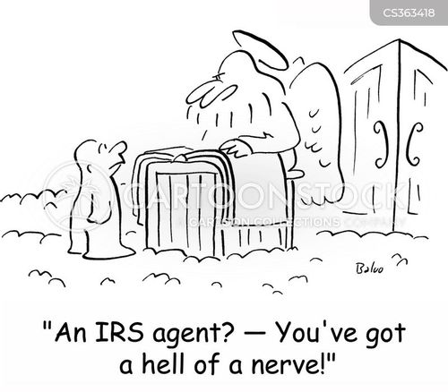 Irs Agents Cartoons and Comics - funny pictures from CartoonStock