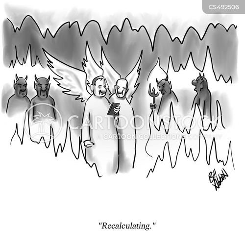 Recalculating Cartoons and Comics - funny pictures from CartoonStock