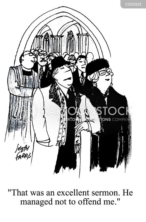 Sermon Humor Cartoons and Comics - funny pictures from CartoonStock