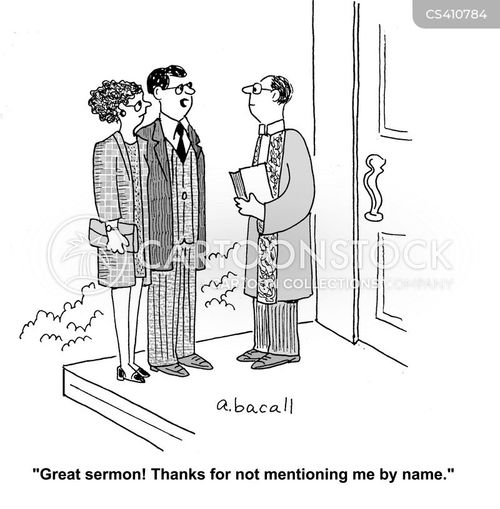 Sermon Humor Cartoons and Comics - funny pictures from CartoonStock
