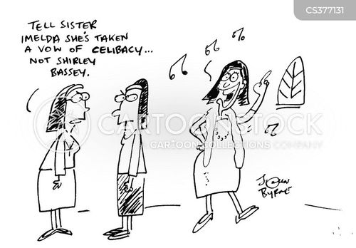 Celibacy Cartoons and Comics - funny pictures from CartoonStock